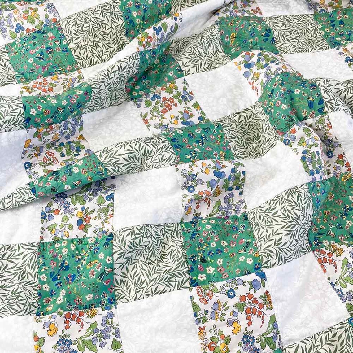 PATTERN : Gingham Patchwork Quilt Sewing Pattern Instant - Etsy
