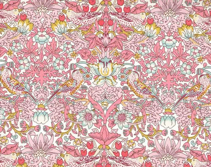Liberty Tana Lawn® Fabric Strawberry Thief Spring C - Etsy