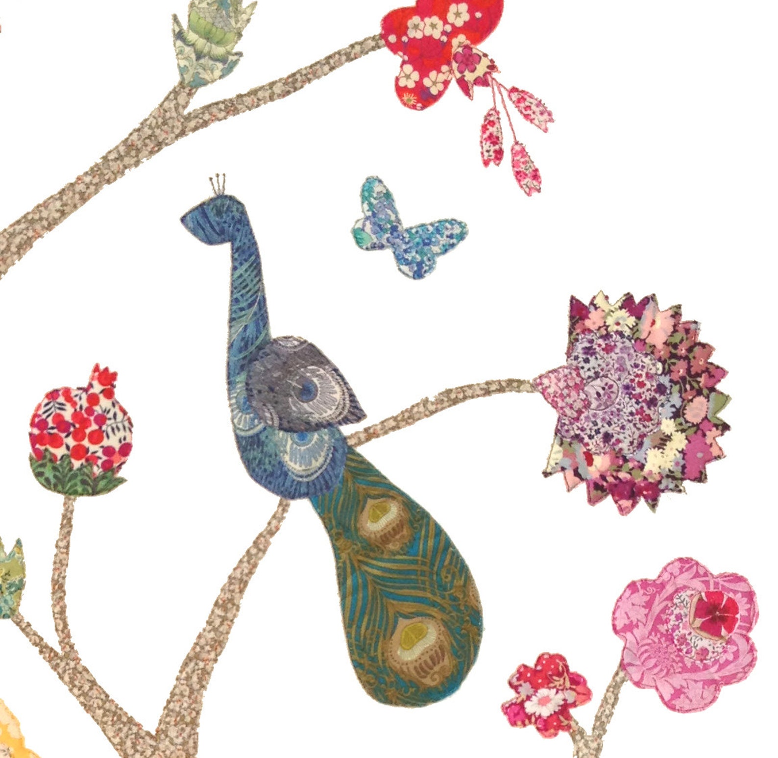 PATTERN : Tree of Life Raw Edge Applique Quilt Pattern Instant Download ...