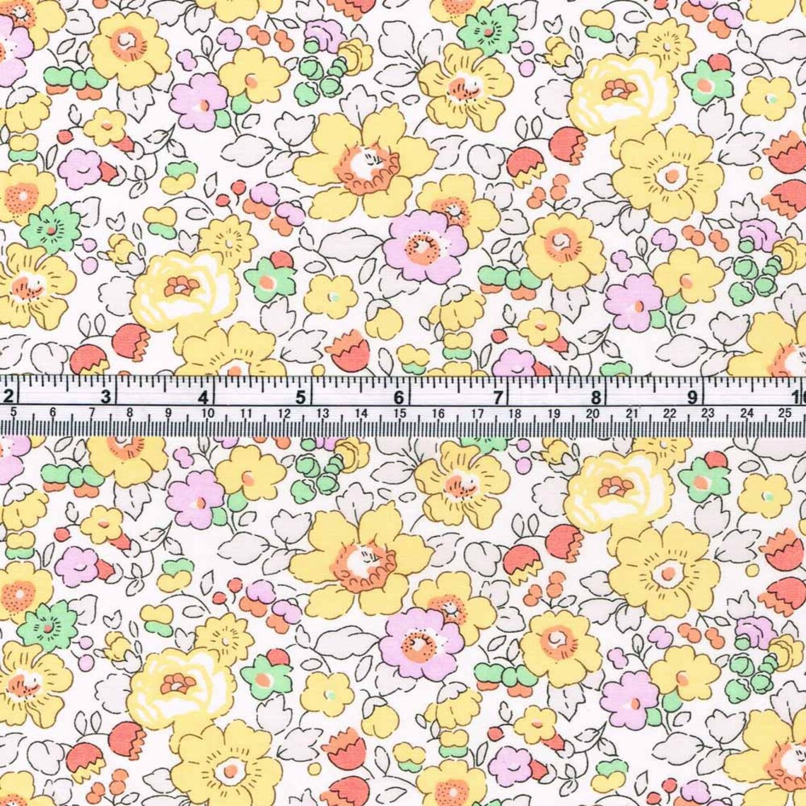Liberty Fabric Betsy W Tana Lawn - Etsy