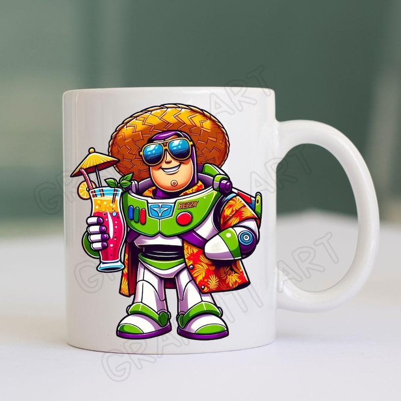 Toy Story Summer Buzz Png: Kids Cartoon Sublimation Design (digital ...