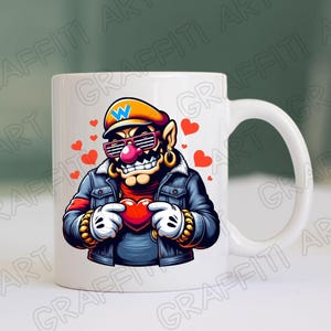Valentine Wario PNG: Super Mario Love Design (digital Download) - Etsy
