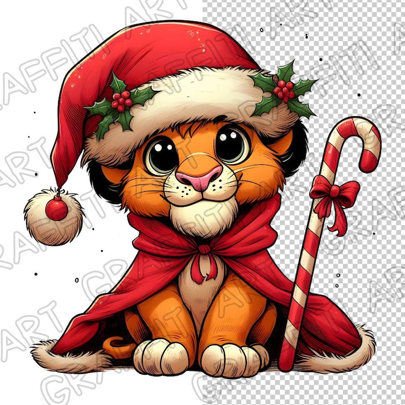 Lion King Png, Lion King Christmas Png, Merry Christmas Png, Kids ...