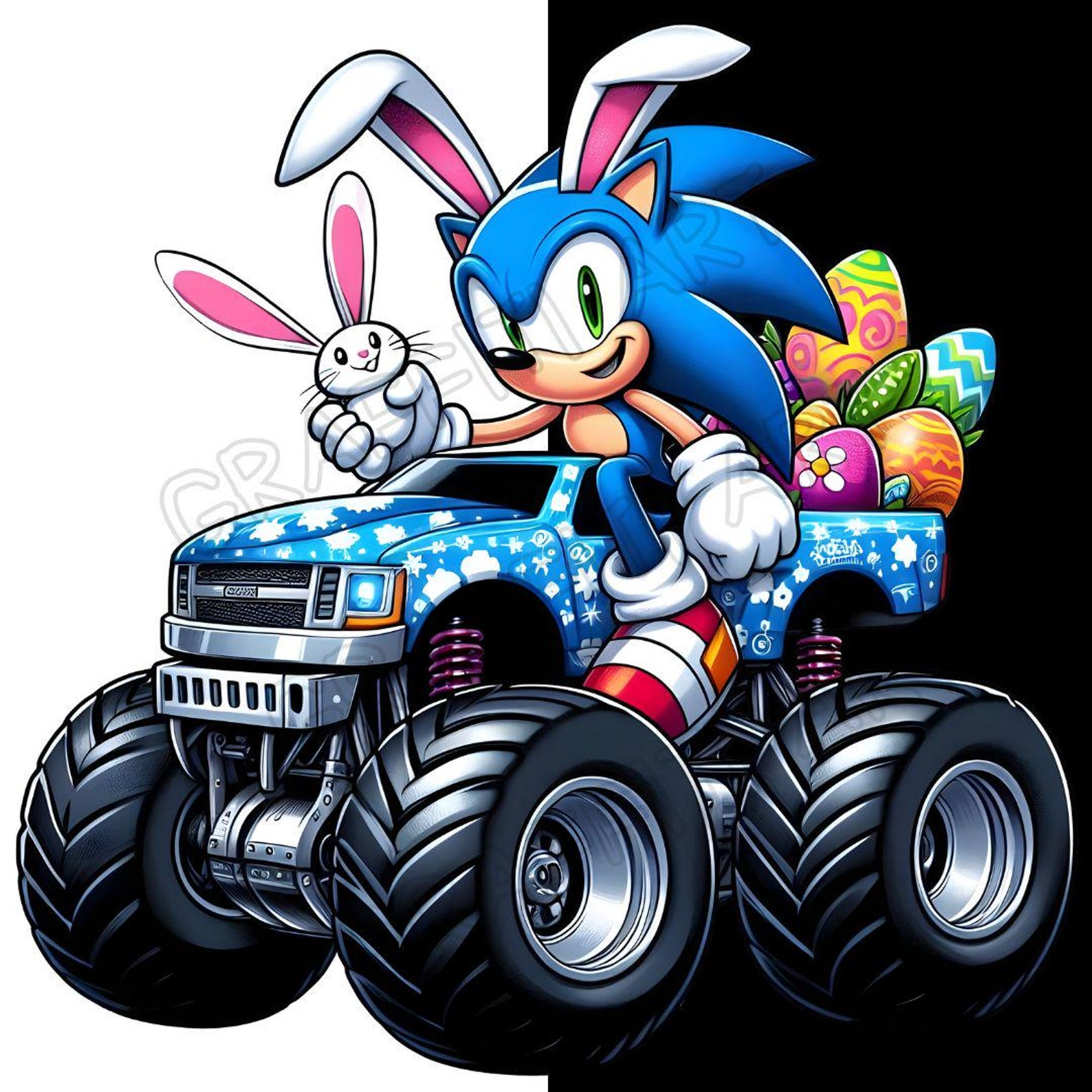 Sonic the Hedgehog Easter PNG, Sonic Easter Shirt Sublimation Design ...