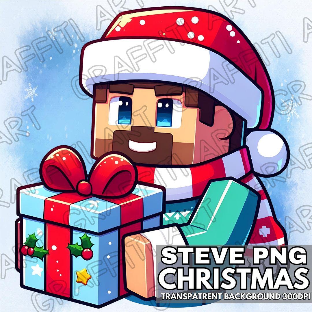 Christmas Minecraft, Minecraft Clipart, Minecraft, PNG, Digital Art ...
