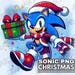 Christmas Sonic the Hedgehog PNG: Cartoon Sublimation Design (digital ...