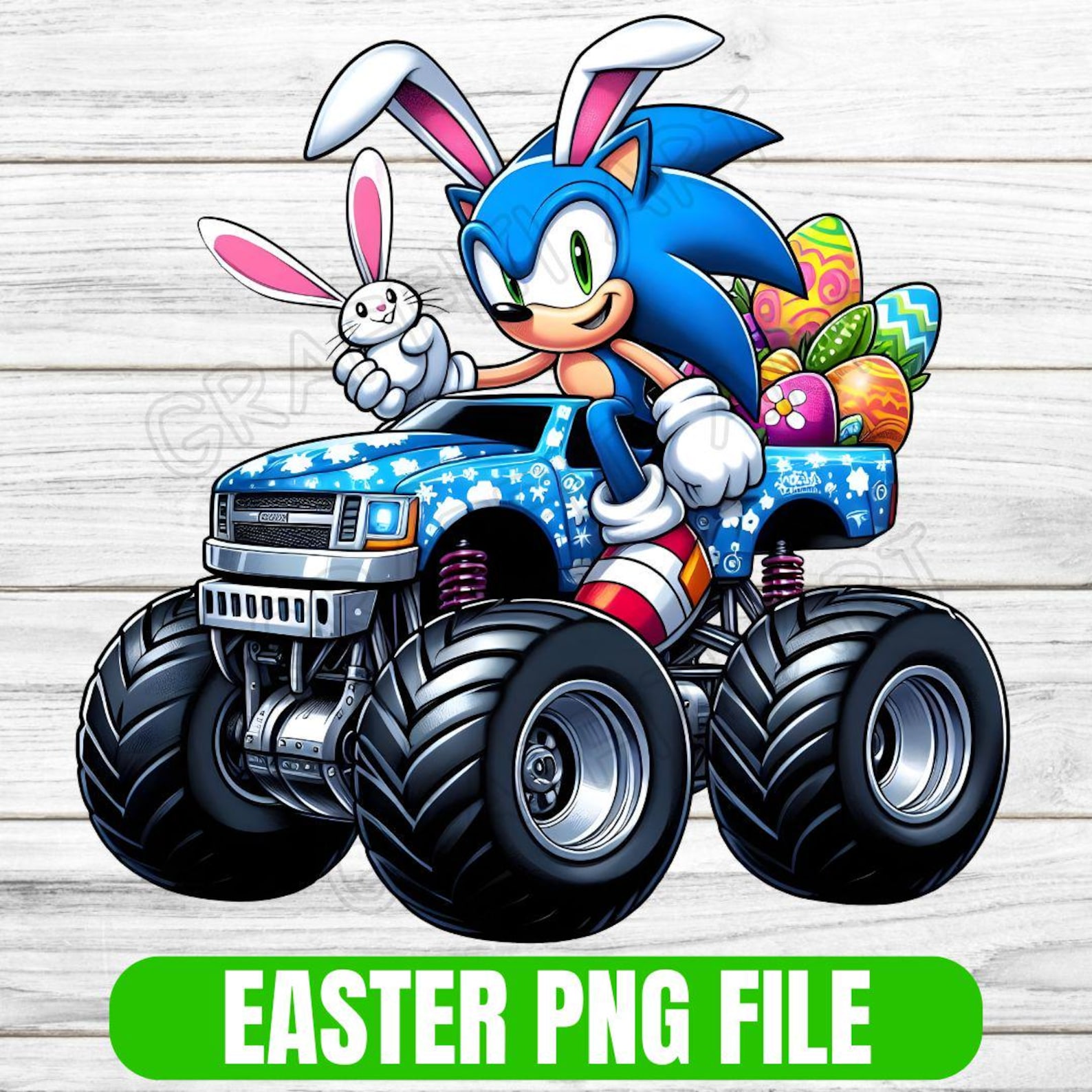 Sonic the Hedgehog Easter PNG, Sonic Easter Shirt Sublimation Design ...