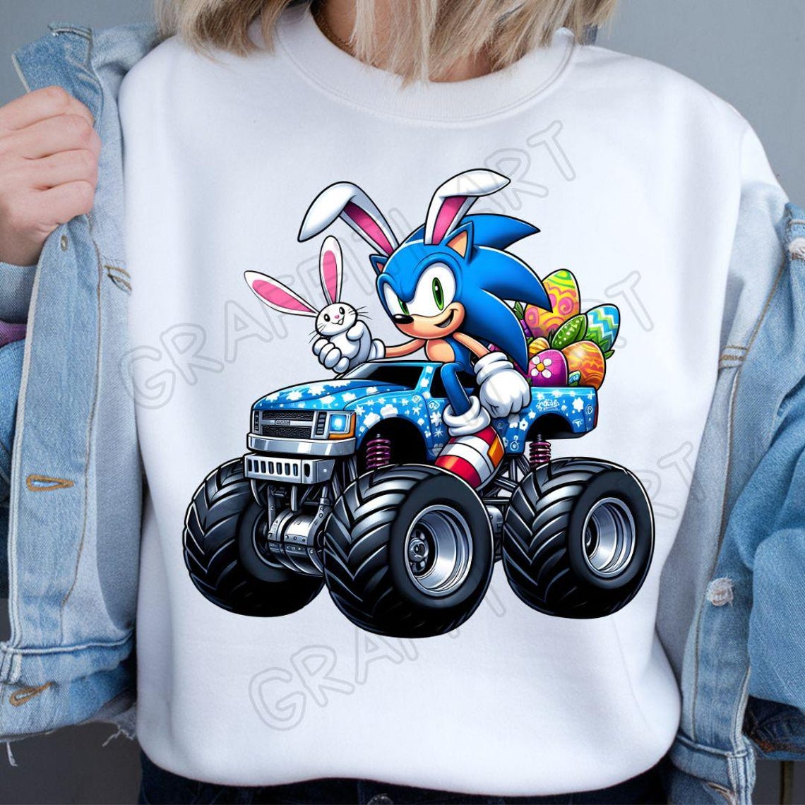 Sonic the Hedgehog Easter PNG, Sonic Easter Shirt Sublimation Design ...