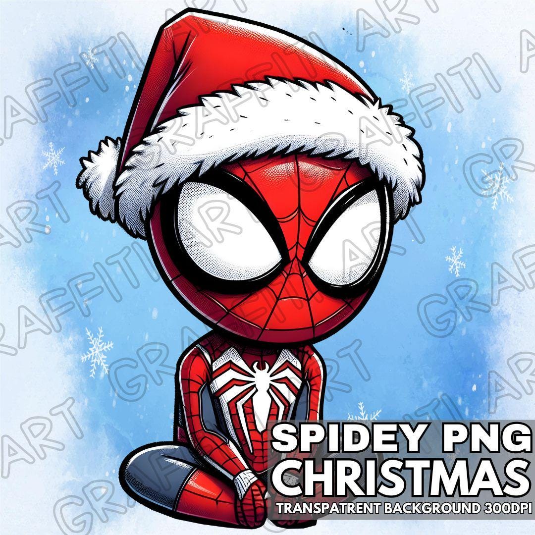 Spiderman Christmas Png, Spiderman Png, Merry Christmas Png, Kids ...