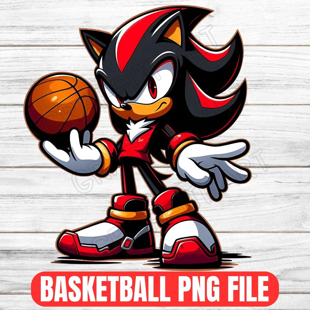 Sonic the Hedgehog Basketball PNG, Sonic Basketball Shirt Sublimation ...