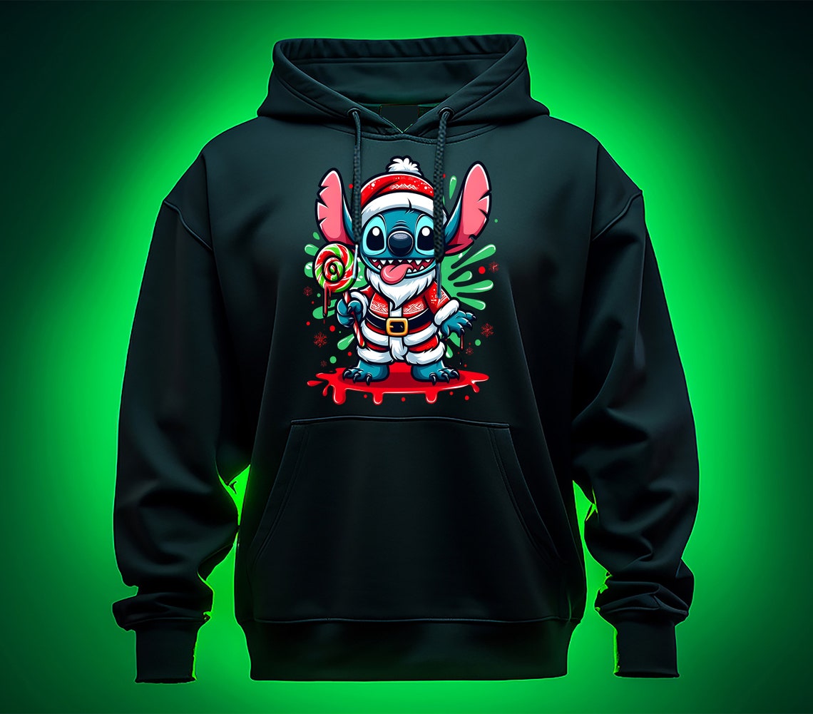 Christmas Lilo Stitch Graffiti Design: Merry Christmas T-shirt PNG ...