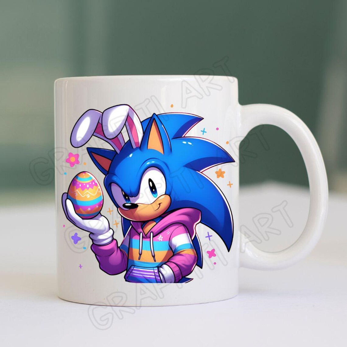 Sonic Easter PNG: Hedgehog With Bunny Ears (digital Download) - Etsy