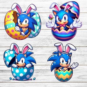 Sonic the Hedgehog Easter PNG, Sonic Easter Shirt Sublimation Design ...