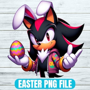 Easter PNG, Sonic the Hedgehog Easter PNG, Sonic Easter Shirt Design ...