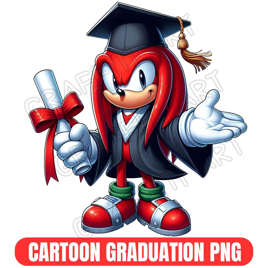 Sonic the Hedgehog Graduation PNG, Graduation Sonic Png, Hedgehog Png ...