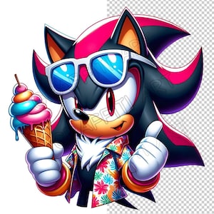 Sonic Summer PNG: Kids Cartoon Sublimation Design (digital Download) - Etsy