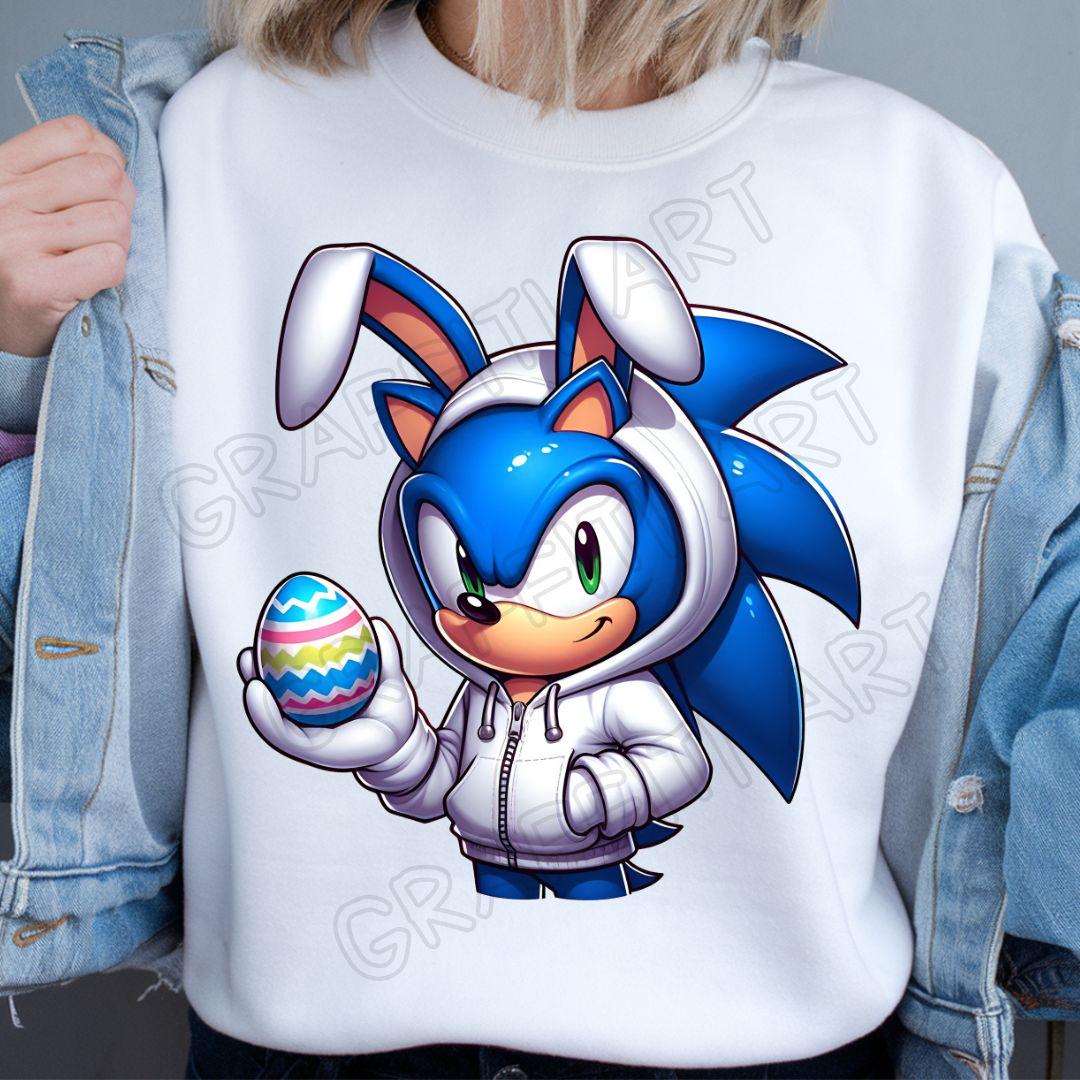 Kawaii Easter PNG, Sonic the Hedgehog Easter PNG, Sonic Easter Shirt ...