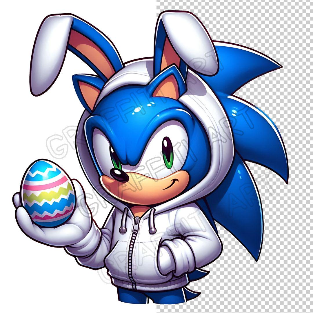 Kawaii Easter PNG, Sonic the Hedgehog Easter PNG, Sonic Easter Shirt ...