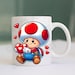 Toad Valentine PNG: Super Mario Kids Cartoon (digital Download) - Etsy