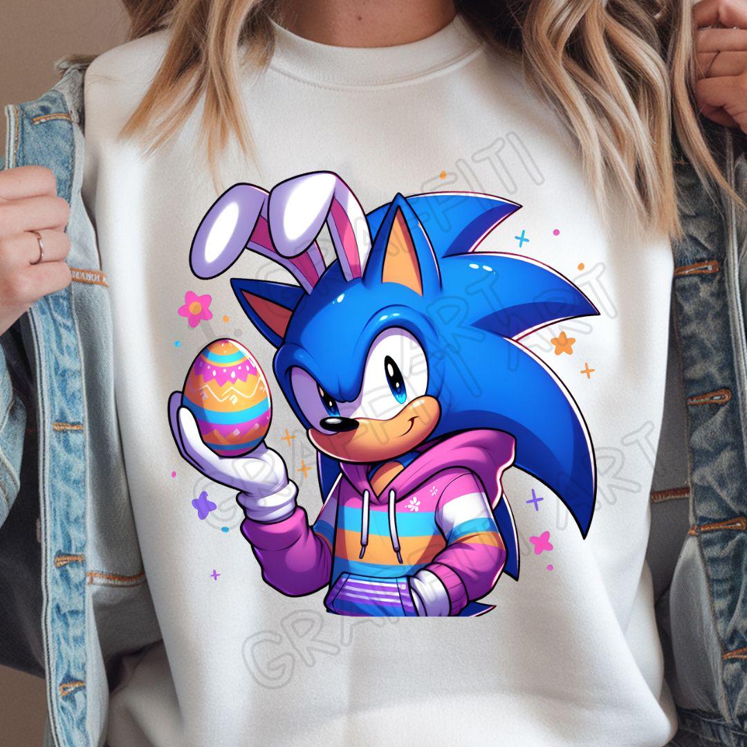 Sonic Easter PNG: Hedgehog With Bunny Ears (digital Download) - Etsy