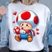 Toad Valentine PNG: Super Mario Kids Cartoon (digital Download) - Etsy