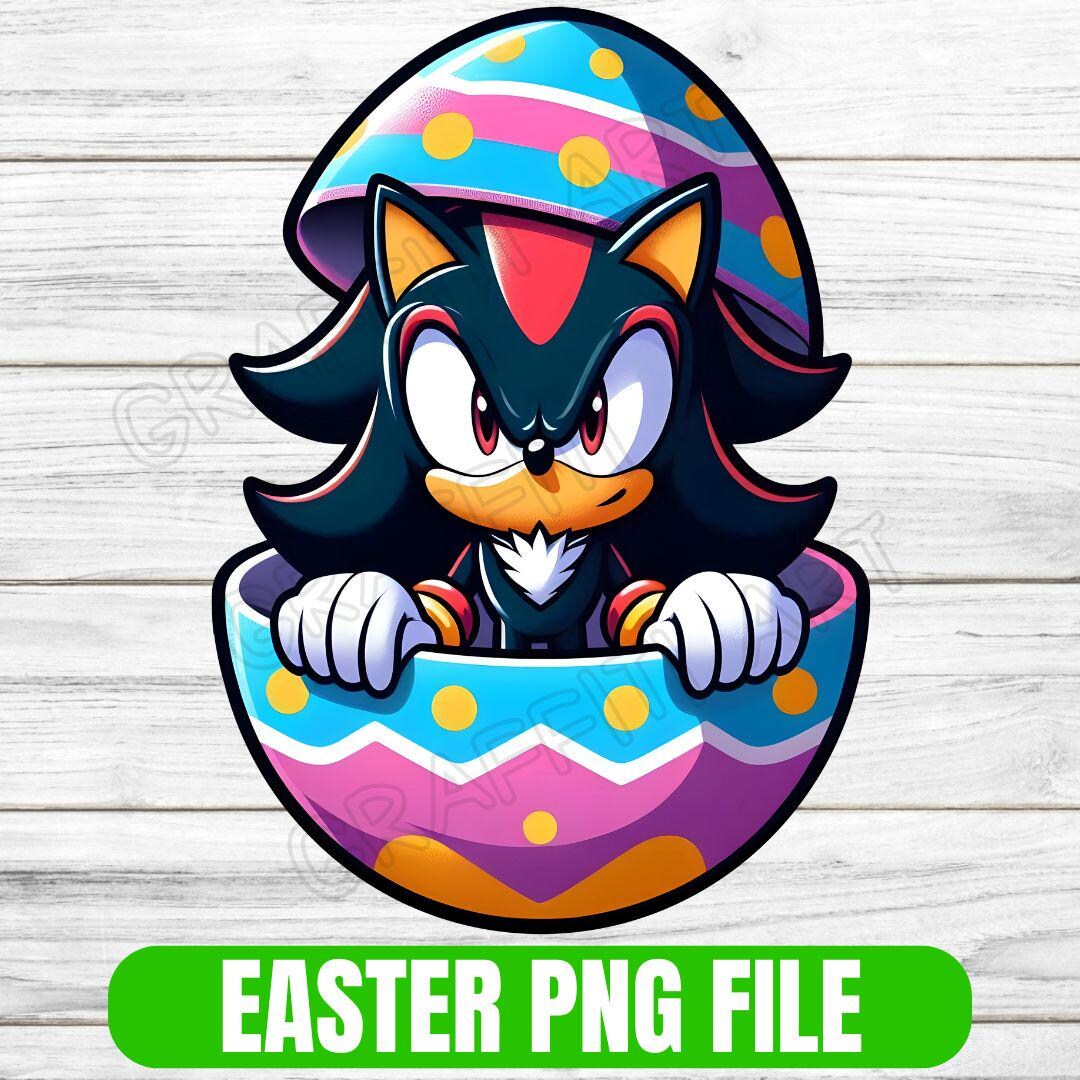 Sonic Easter PNG: Cartoon Character in Egg (digital Download) - Etsy