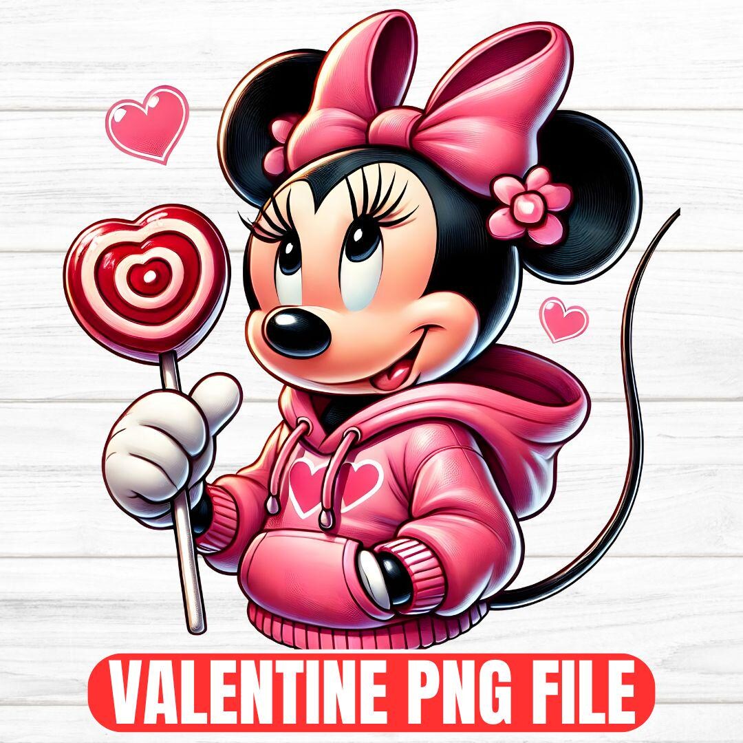 Valentine Day Png, Minnie Mouse Png, Mickey Mouse Png, Valentine ...