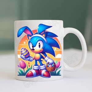 Sonic the Hedgehog Easter PNG, Sonic Easter Shirt Sublimation Design ...