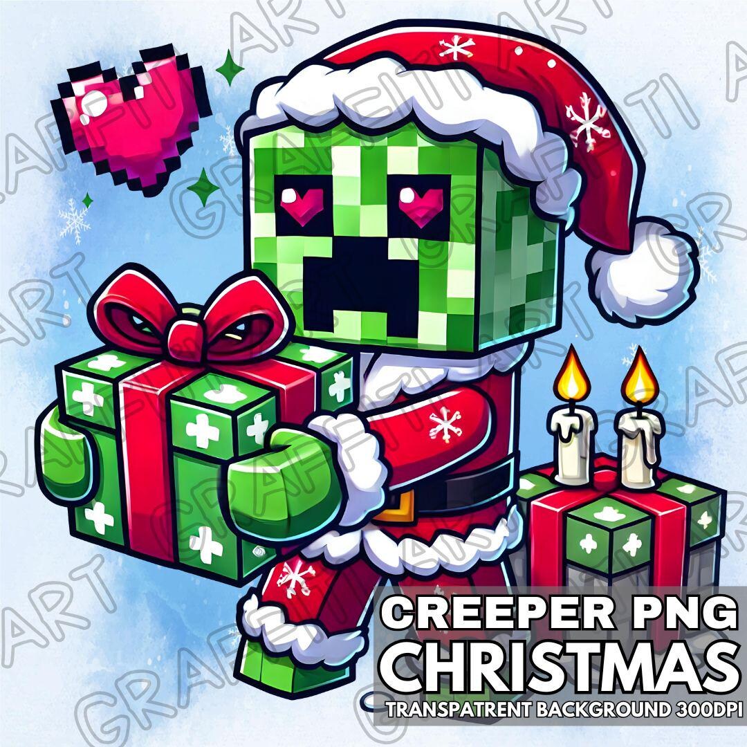 Christmas Minecraft, Minecraft Clipart, Minecraft, PNG, Digital Art ...