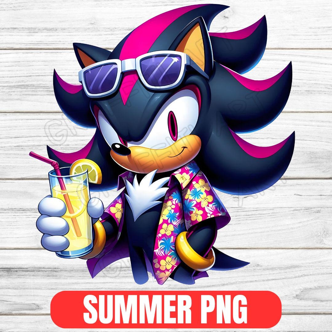 Sonic Summer PNG: Kids Cartoon Sublimation Design (digital Download) - Etsy