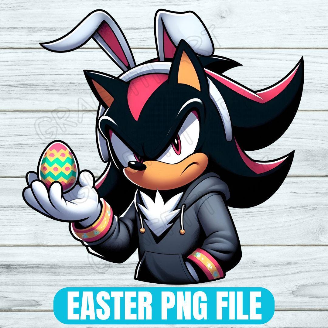 Kawaii Easter PNG, Sonic the Hedgehog Easter PNG, Sonic Easter Shirt ...