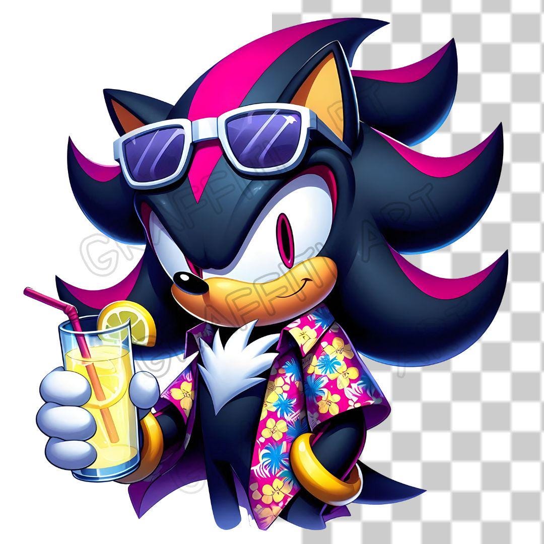 Sonic Summer PNG: Kids Cartoon Sublimation Design (digital Download) - Etsy