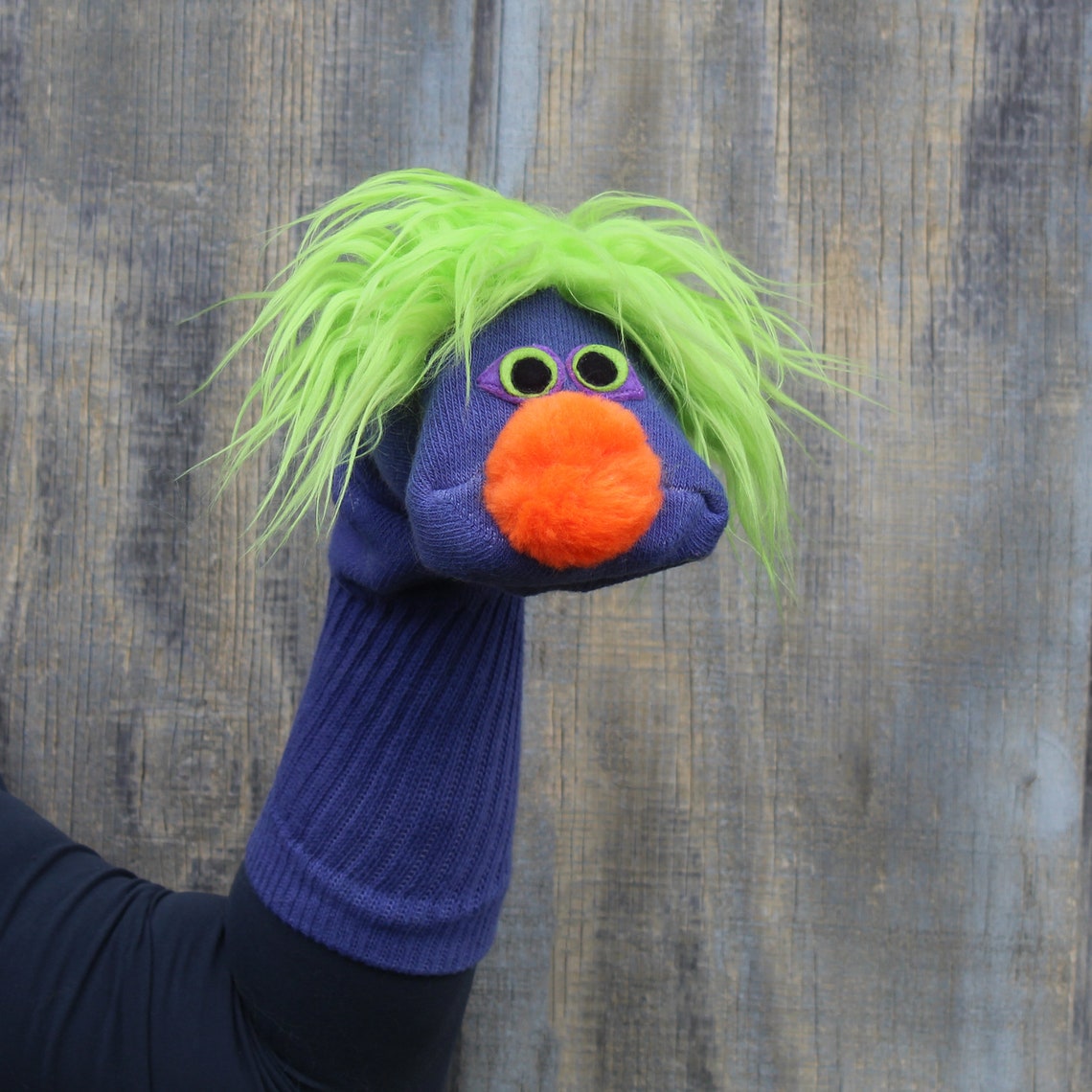 Colorful Luxury Sock Puppet sammy Sockett® in - Etsy
