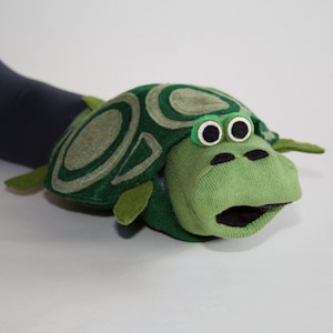 Heirloom Quality, Couture Turtle Sock Puppet, Handmade, OOAK ...