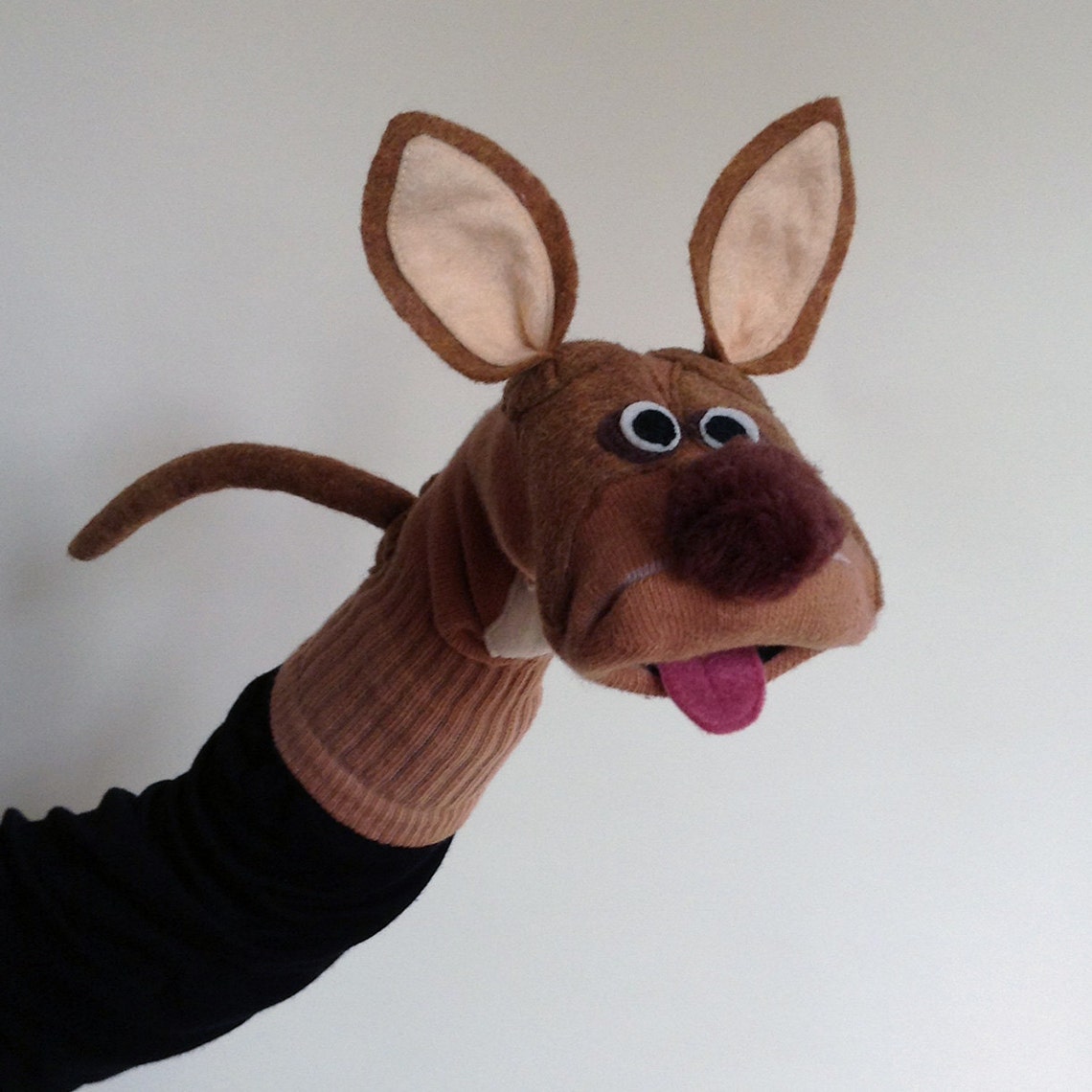Professionally Sewn Adorable Pitbull Dog Sock Puppet Couture - Etsy