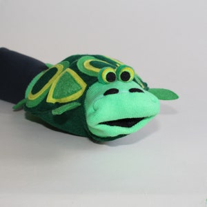 Heirloom Quality, Couture Turtle Sock Puppet, Handmade, OOAK ...