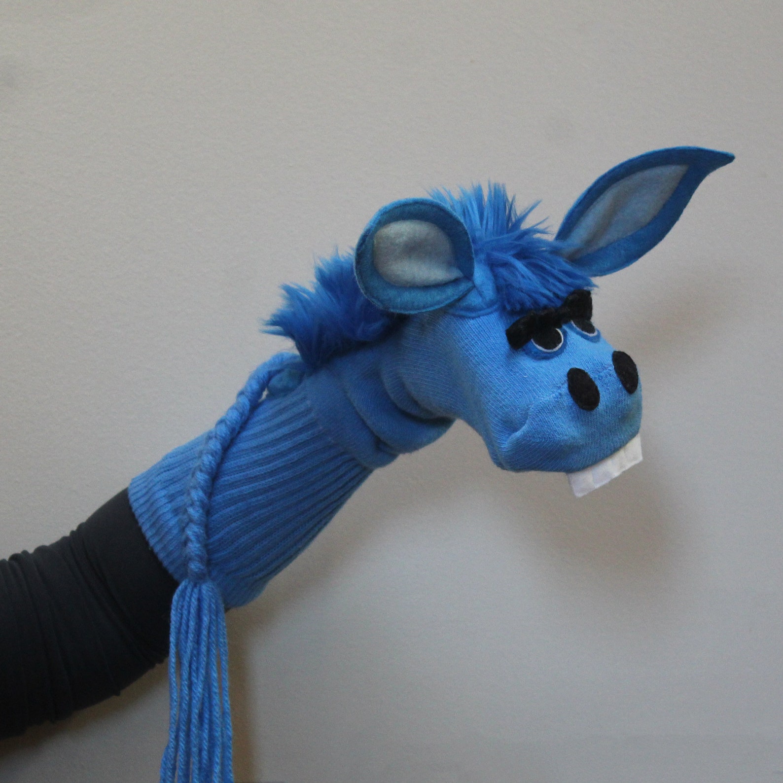 Luxury Sock Puppet Delightful Donkey Heirloom Quality | Etsy