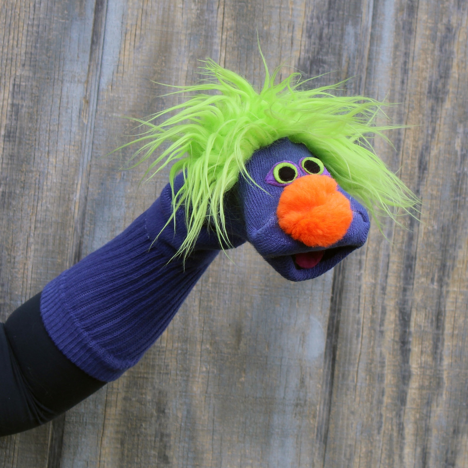 Colorful Luxury Sock Puppet sammy Sockett® in - Etsy