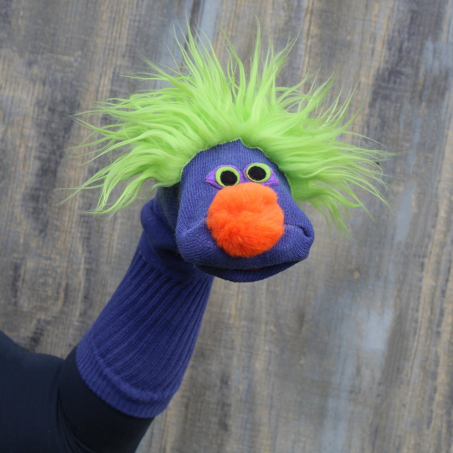 Colorful Luxury Sock Puppet sammy Sockett® in - Etsy
