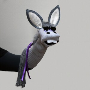 Luxury Sock Puppet, Delightful Donkey, Heirloom Quality, Professionally ...