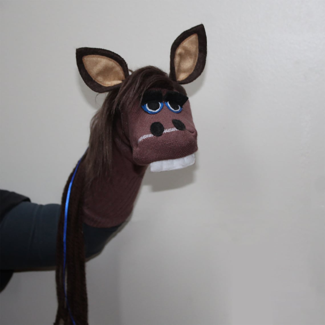 Gorgeous Brown Horse Sock Puppet Heirloom Quality | Etsy