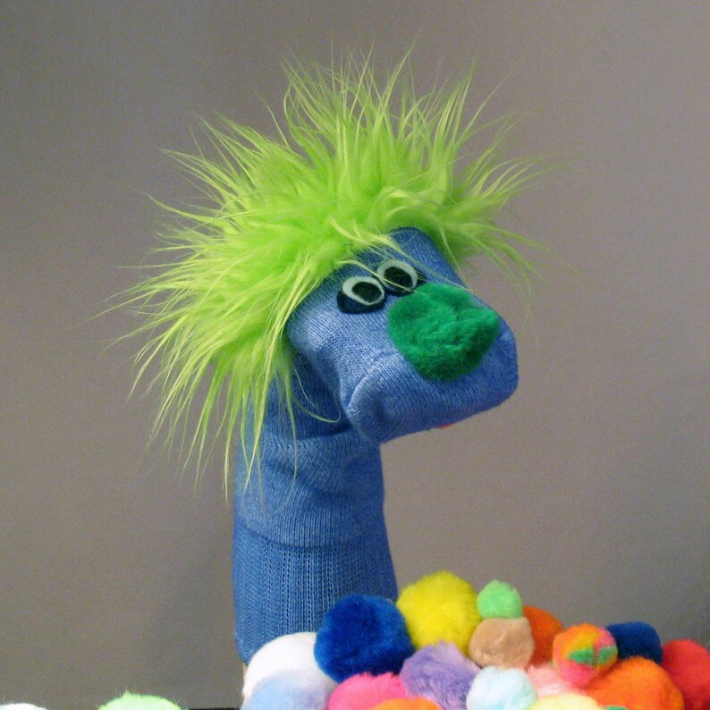 Classic "sammy" Sock Puppet, Professionally Sewn, Handmade to Order ...