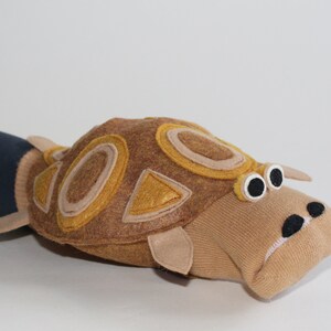 Heirloom Quality, Couture Turtle Sock Puppet, Handmade, OOAK ...