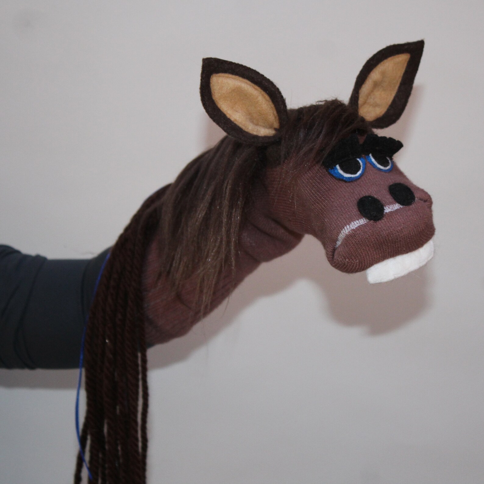 Gorgeous Brown Horse Sock Puppet Heirloom Quality | Etsy