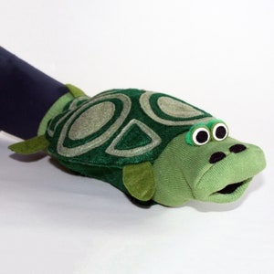 Heirloom Quality, Couture Turtle Sock Puppet, Handmade, OOAK ...