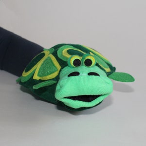 Heirloom Quality, Couture Turtle Sock Puppet, Handmade, OOAK ...