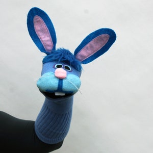 Luxury, Bunny Rabbit Sock Puppet, Choose Your Color, OOAK, Handmade ...