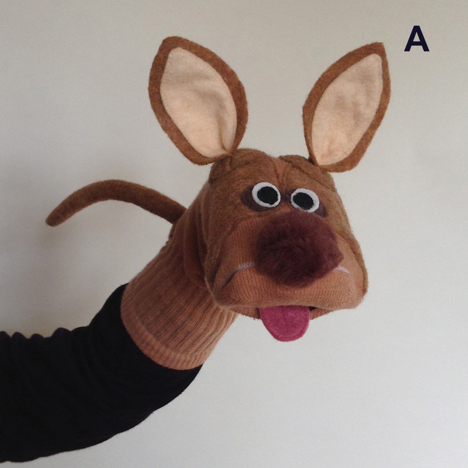 Professionally Sewn Adorable Pitbull Dog Sock Puppet Couture - Etsy