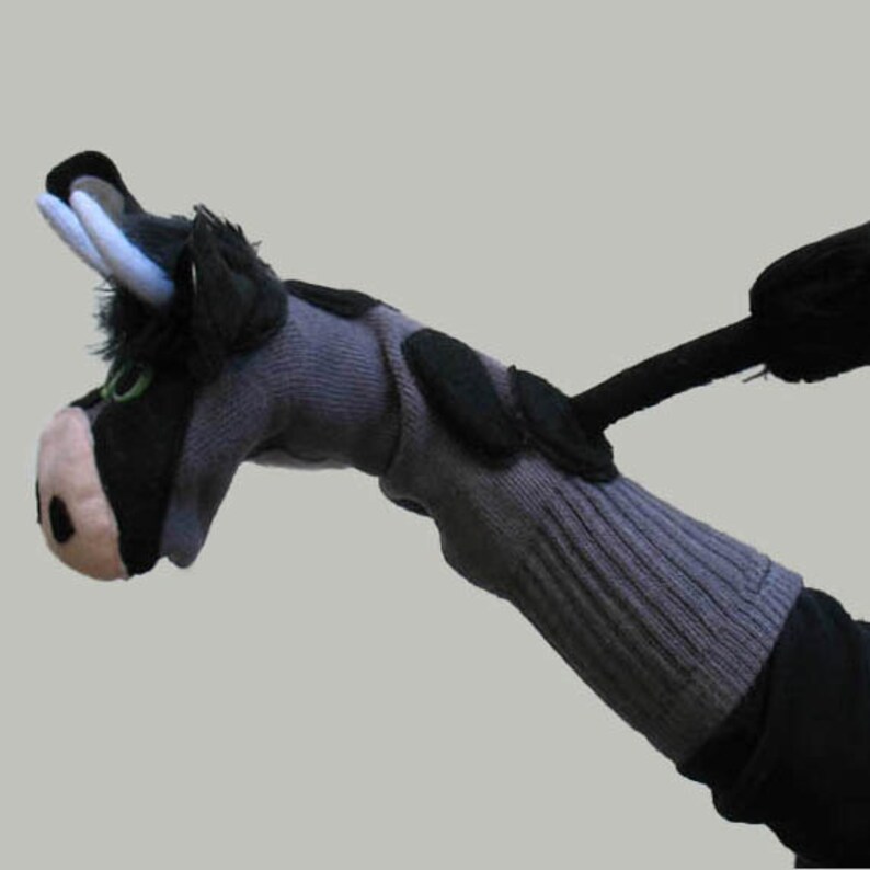 Professionally Sewn Handmade Couture Bull Sock Puppet - Etsy