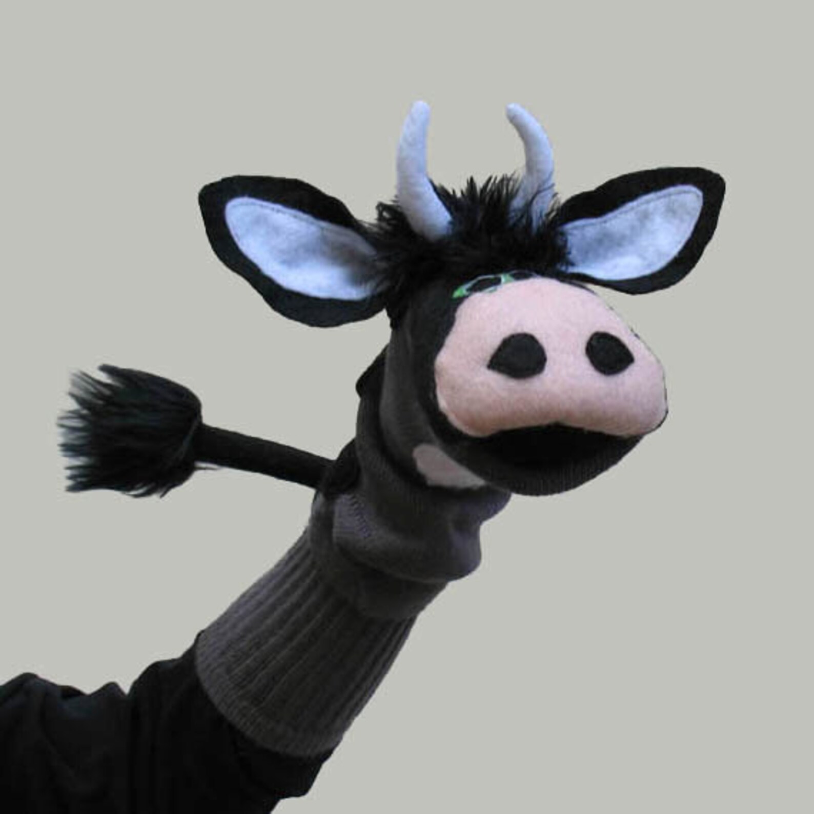 Professionally Sewn Handmade Couture Bull Sock Puppet - Etsy